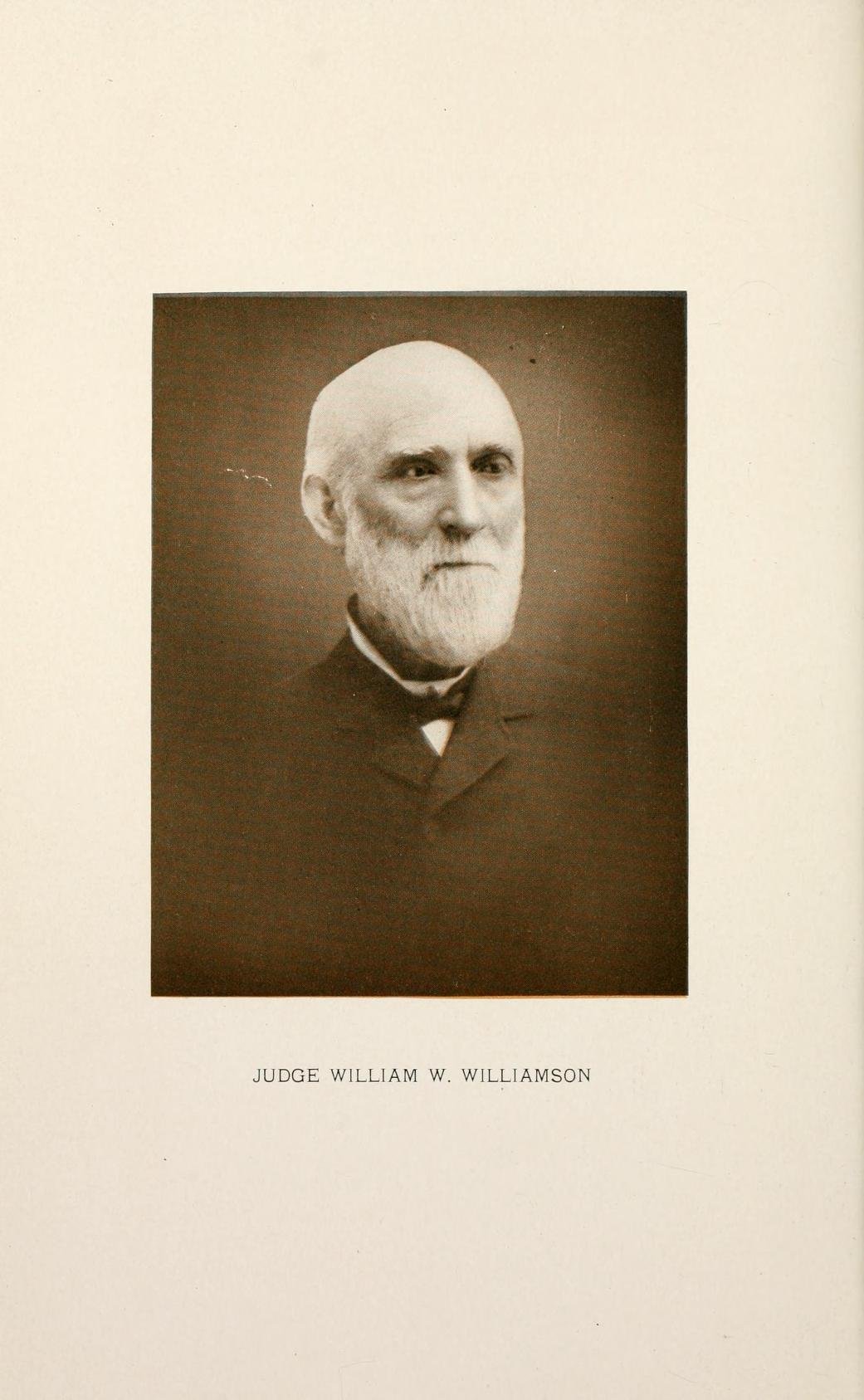 Biography of Judge William W. Williamson – Iowa Genealogy